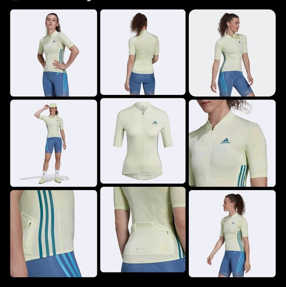 adidas | Tops | New Adidas The Short Sleeve Cycling Jersey H6533 Almost ...